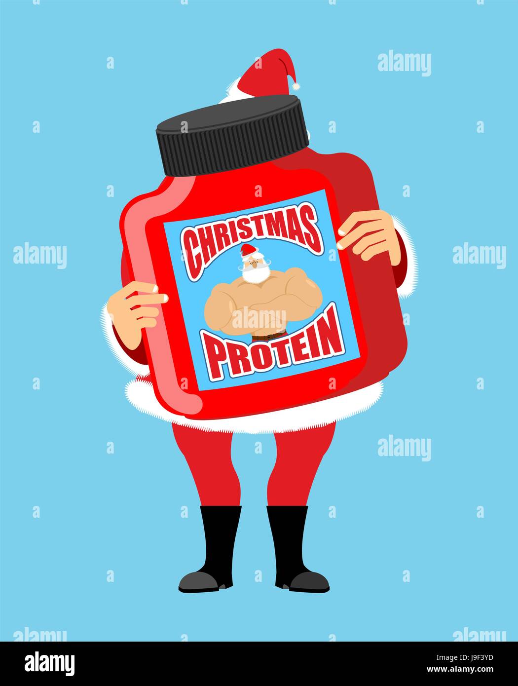 Athlete eating nutrition Stock Vector Images - Alamy