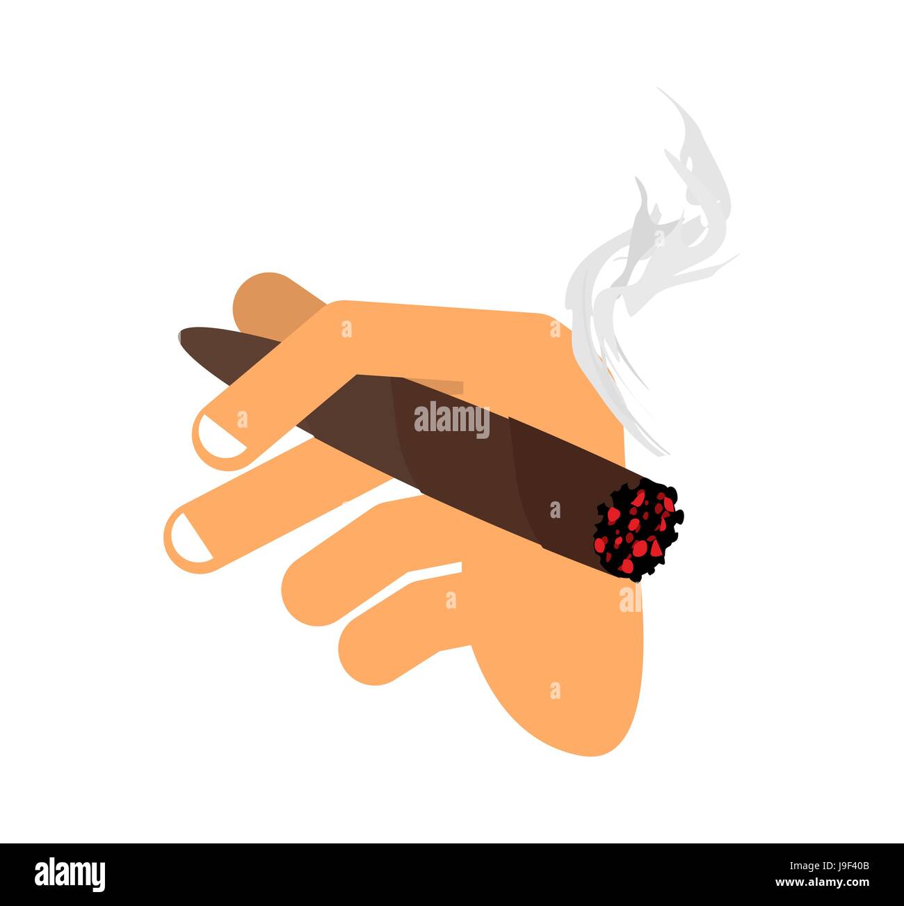 Thumb tobacco Stock Vector Images - Alamy