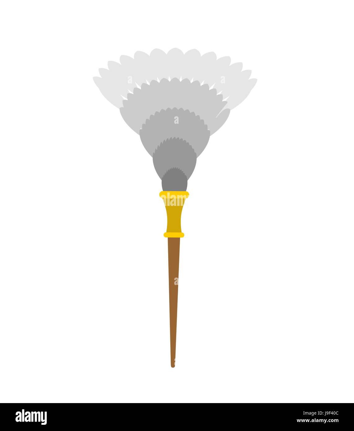 Feather duster bird Stock Vector Images - Alamy