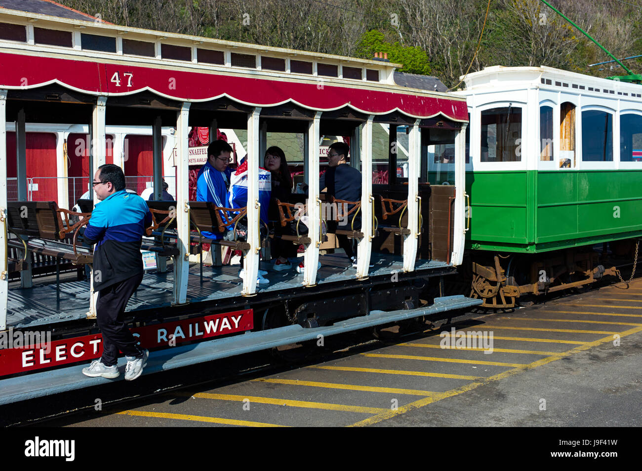 Manx electric railway tram hi-res stock photography and images - Alamy