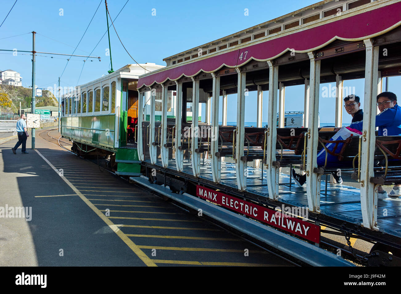 Manx electric railway tram hi-res stock photography and images - Alamy