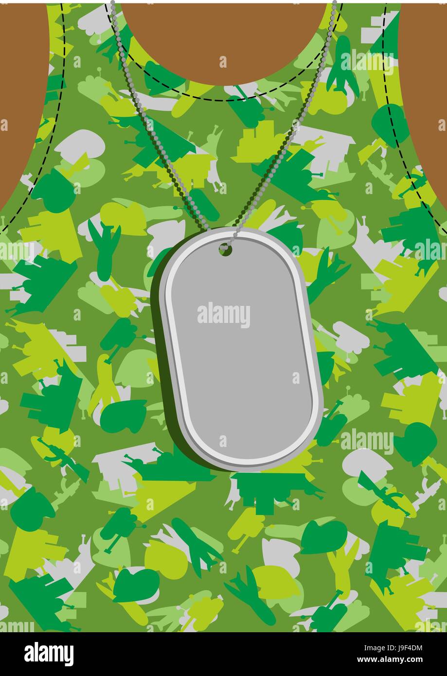 Army Soldier badge on chest. Male torso. Military clothing Stock Vector ...