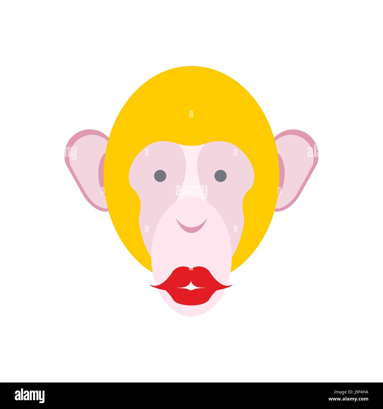 Monkey Head Silhouette