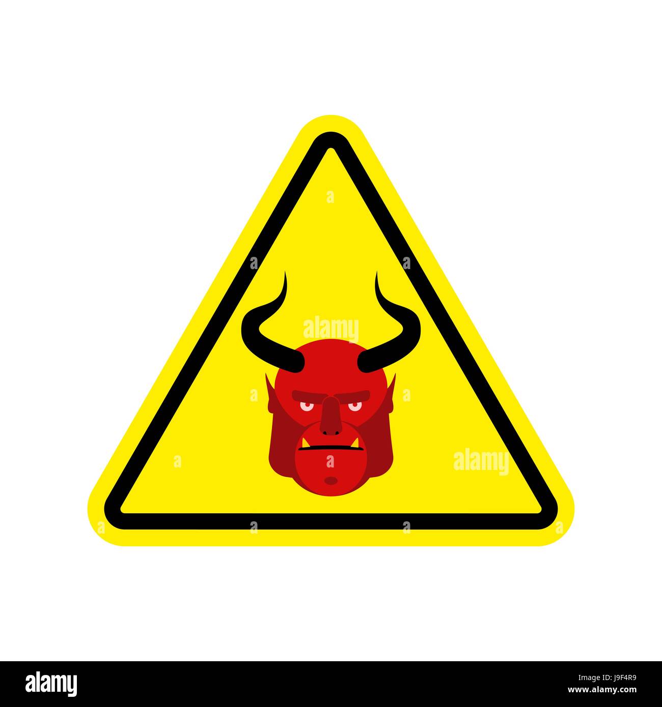 Devil road sign High Resolution Stock Photography and Images - Alamy
