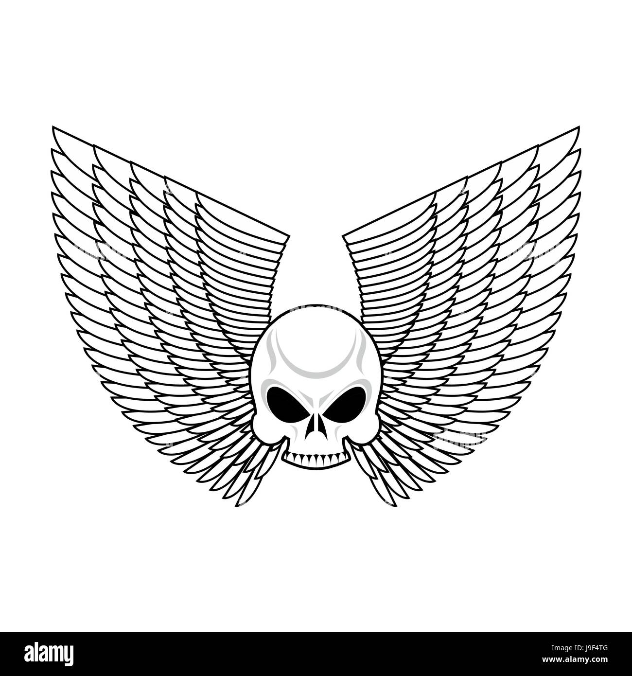 Flying skeleton Stock Vector Images - Alamy