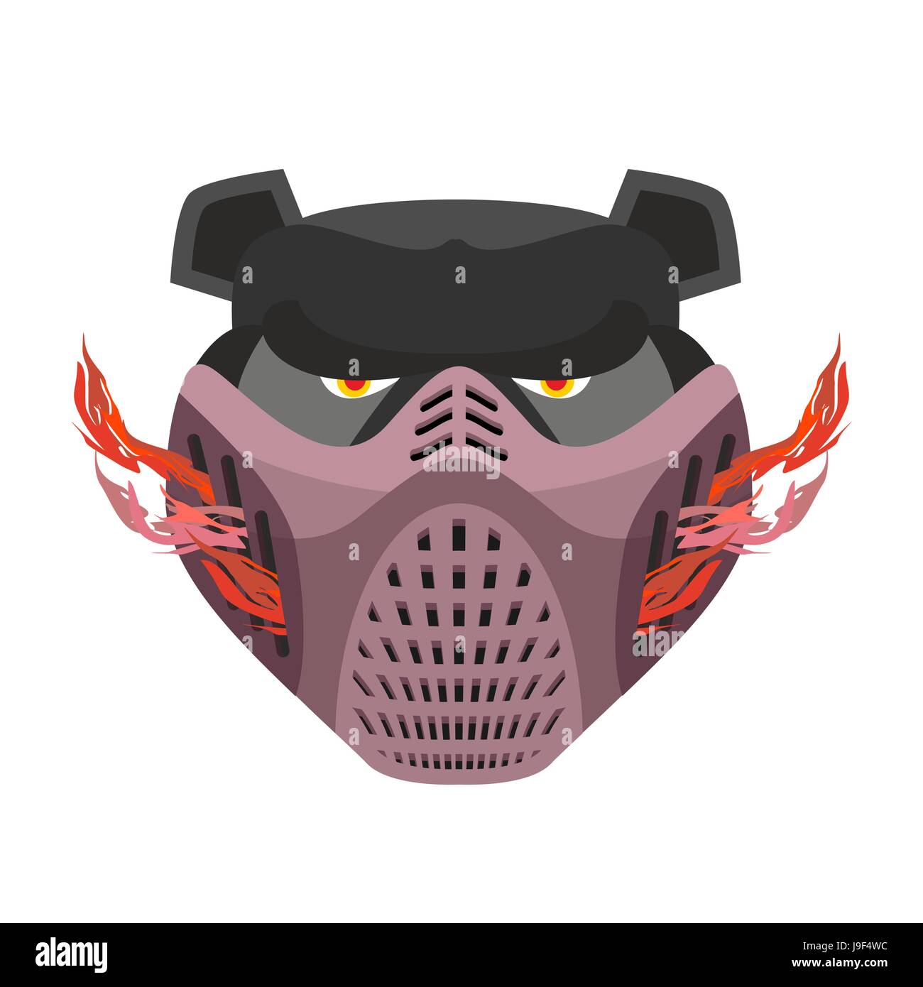Anger mask Stock Vector Images - Alamy