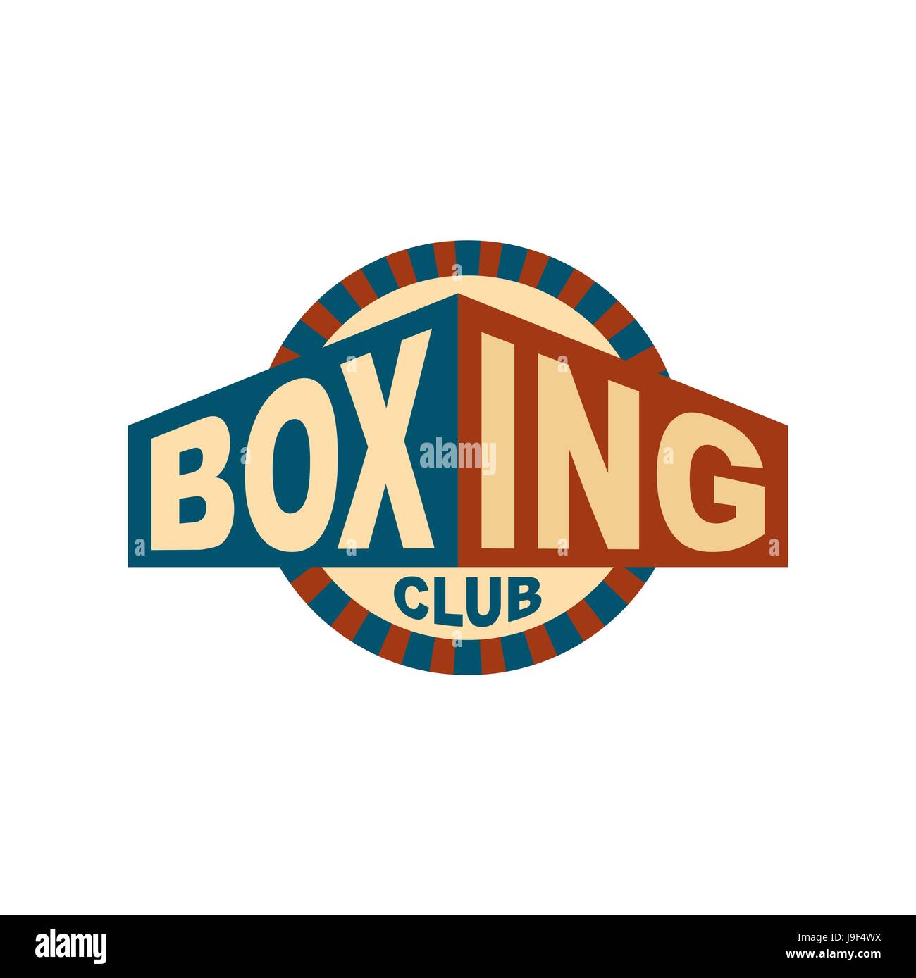Vintage boxing poster Cut Out Stock Images & Pictures - Alamy