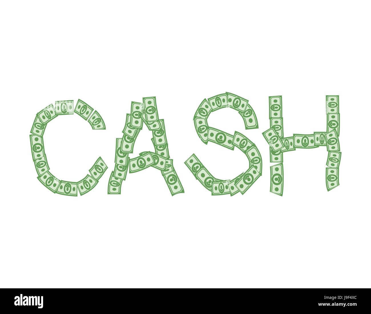 Win cash typography word hi-res stock photography and images - Alamy