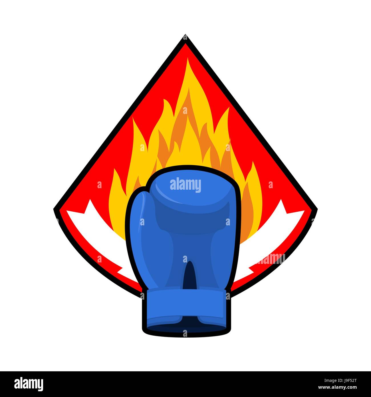 Boxer fire Stock Vector Images - Alamy