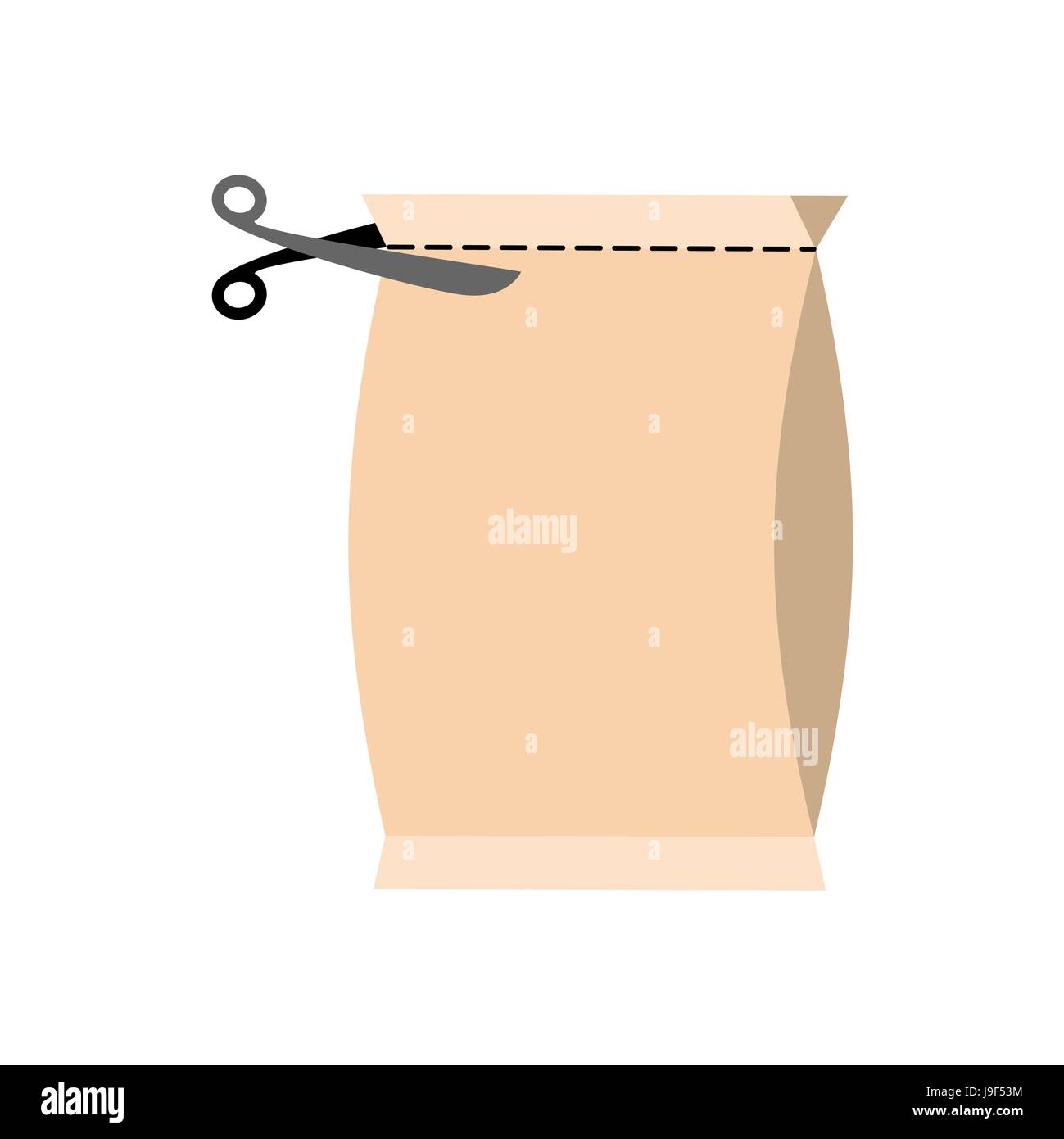 Cut mark scissors dotted hi-res stock photography and images - Alamy