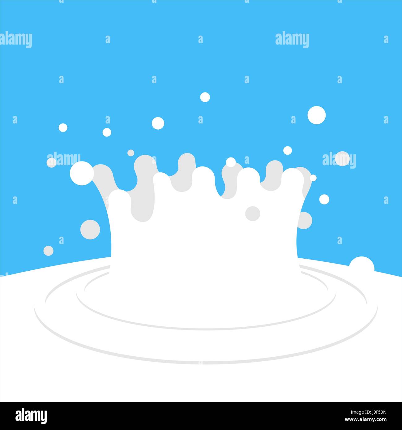 Milky glass blue background Stock Vector Images - Alamy