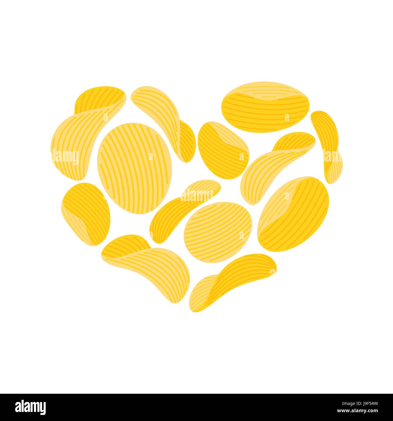 Heart snacks Stock Vector Images - Alamy