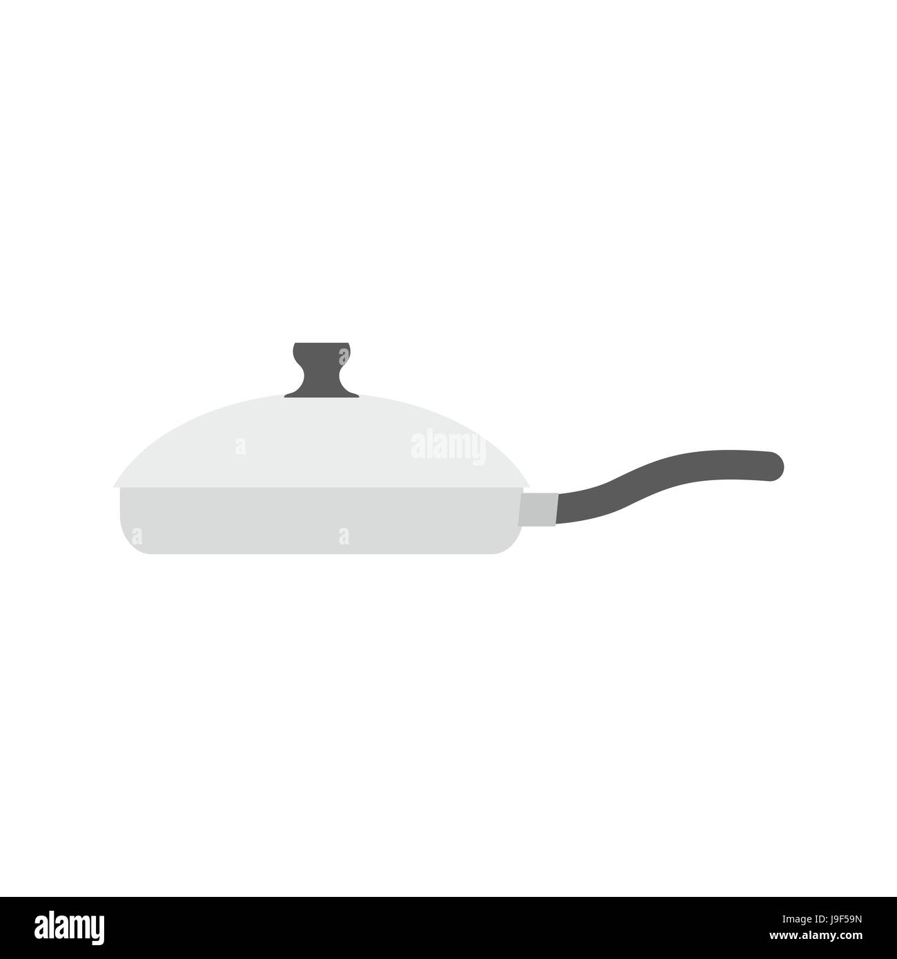 Roaster pan isolated. Kitchen utensils on white background. Cookware ...