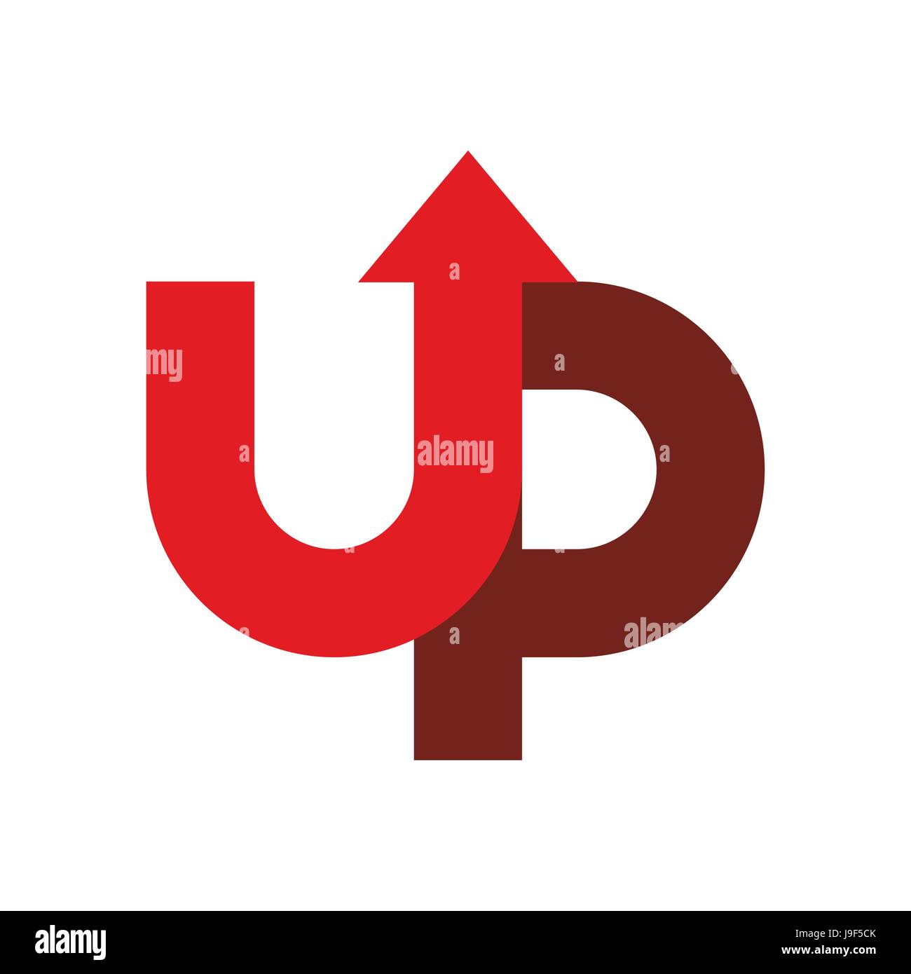 Start up logo. Up arrow emblem. starting business logotype Stock Vector ...