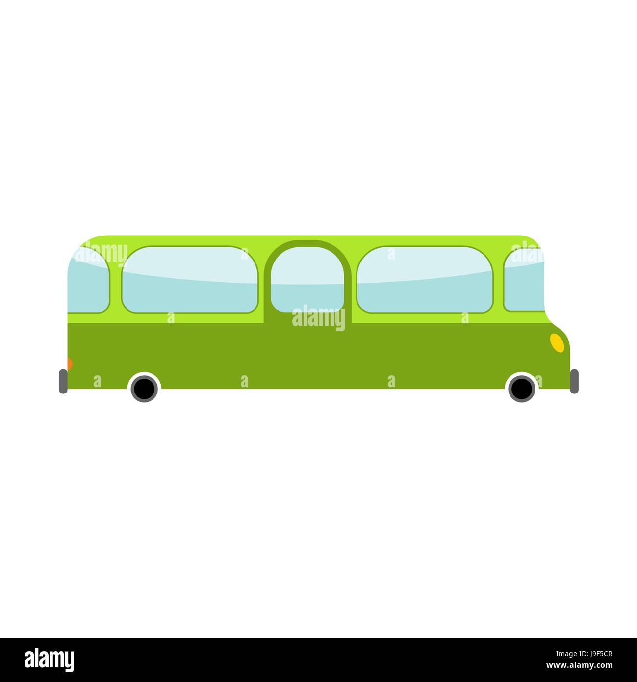 Bus cartoon style. Transport on white background. Car isolated Stock ...