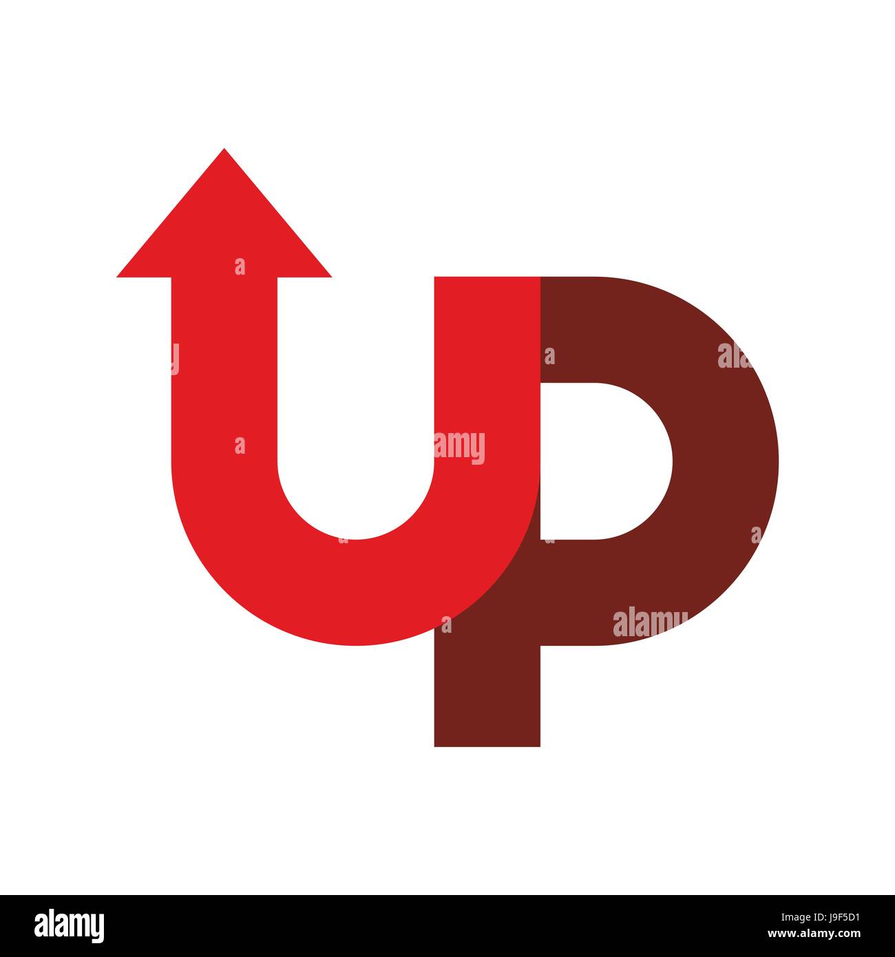 Start up logo. Up arrow emblem. starting business logotype Stock Vector ...