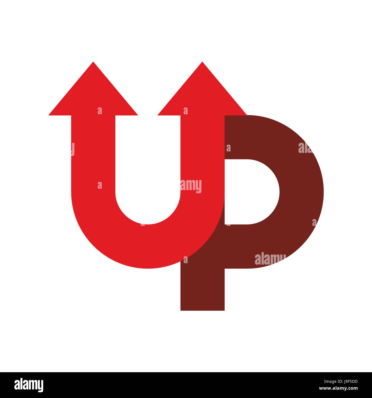 Start up logo. Up arrow emblem. starting business logotype Stock Vector ...