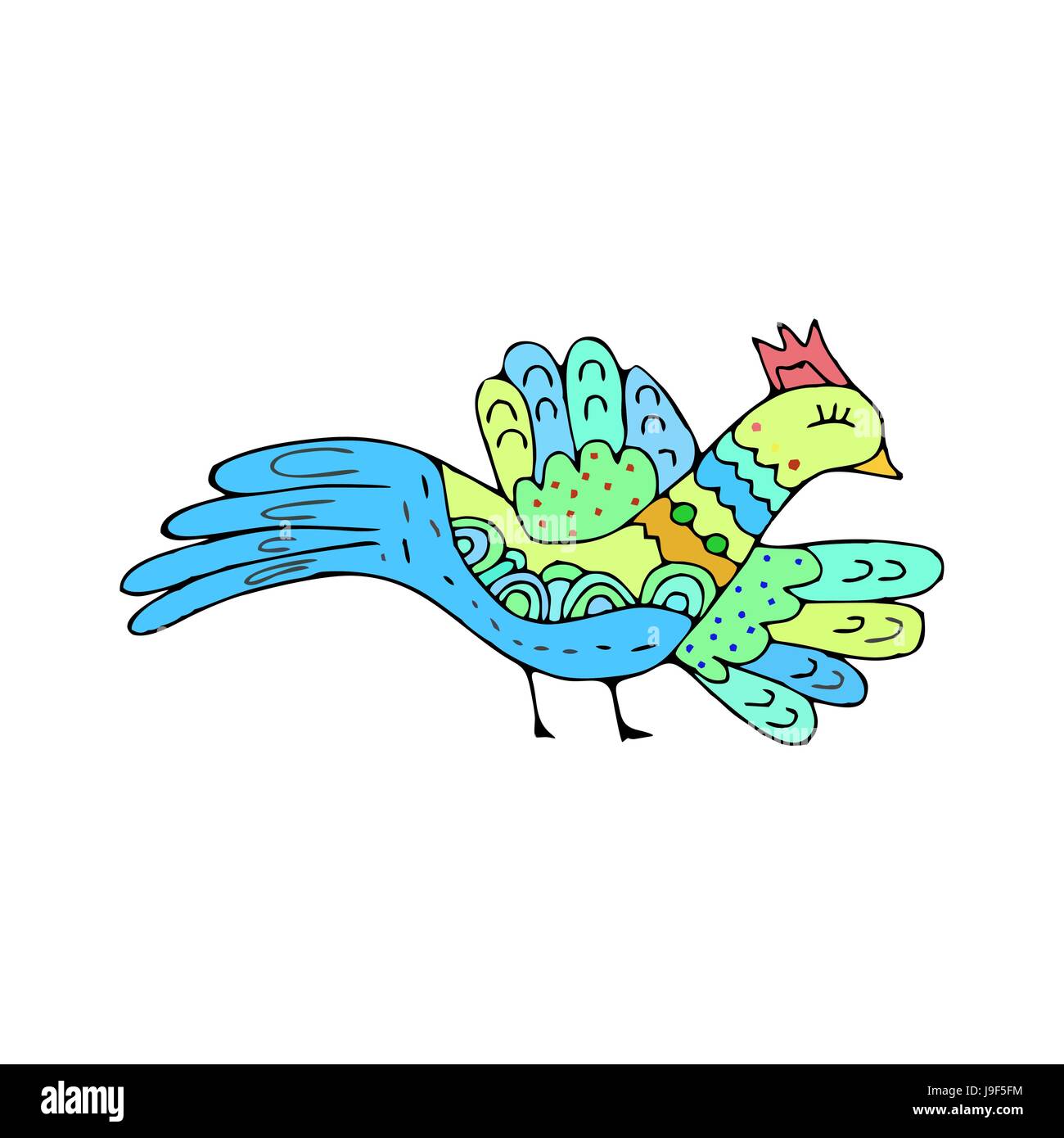 Funny birdie Stock Vector Images - Alamy
