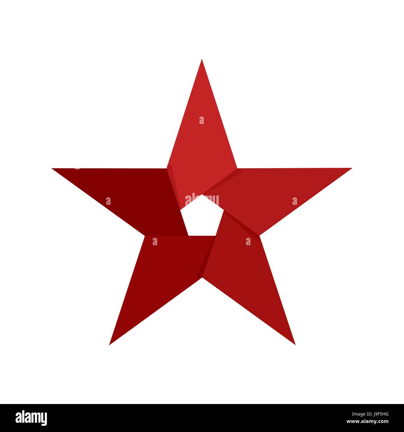 Star emblem. Abstract logo. Company sign isolated Stock Vector Image ...