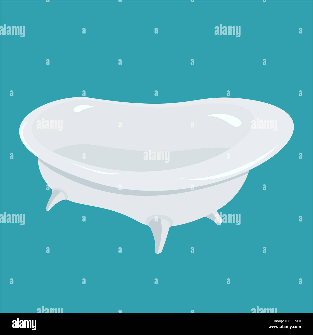 Freestanding bath tub Stock Vector Images - Alamy