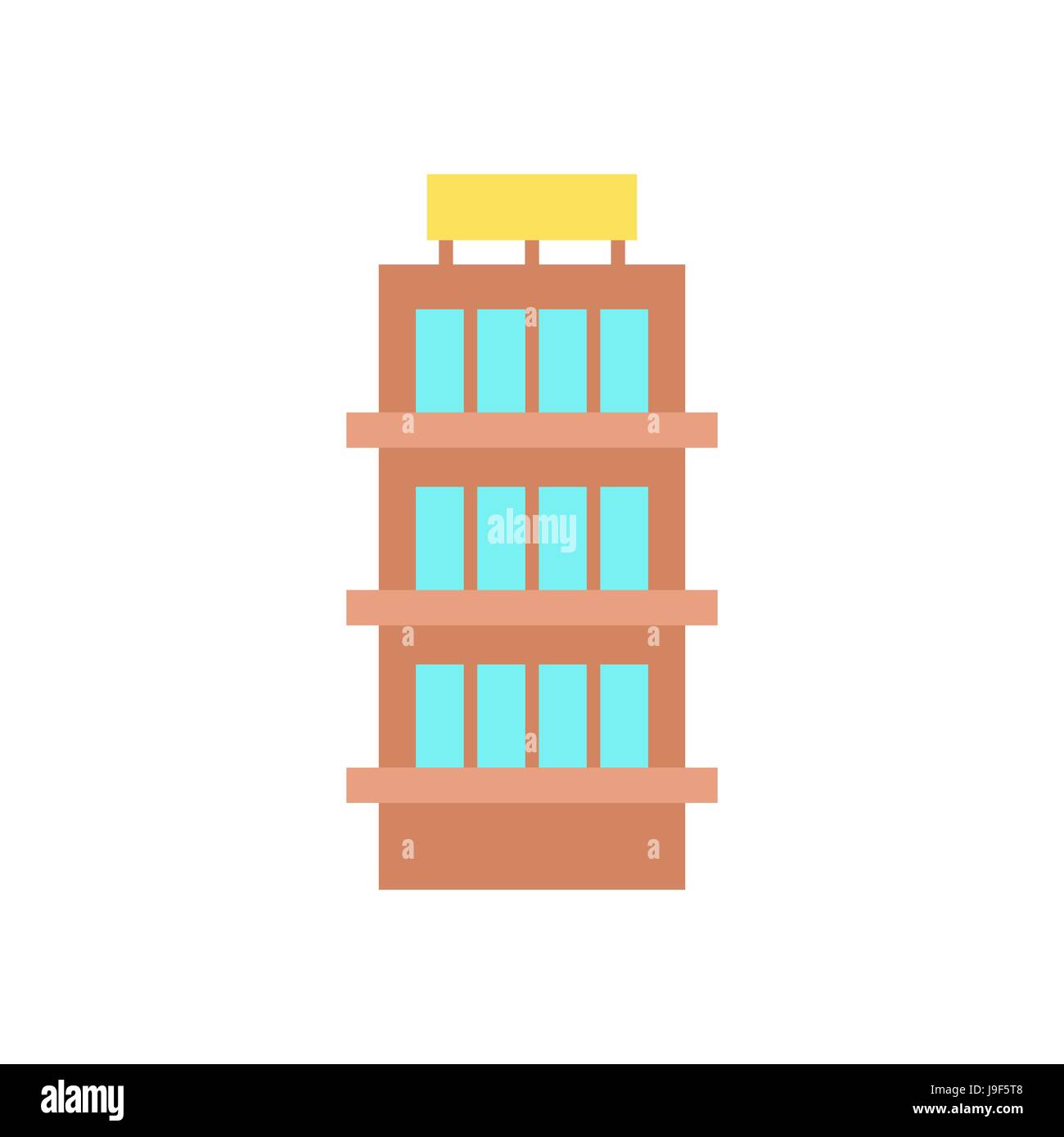 Building, house and architecture object. Business Property. Urban ...