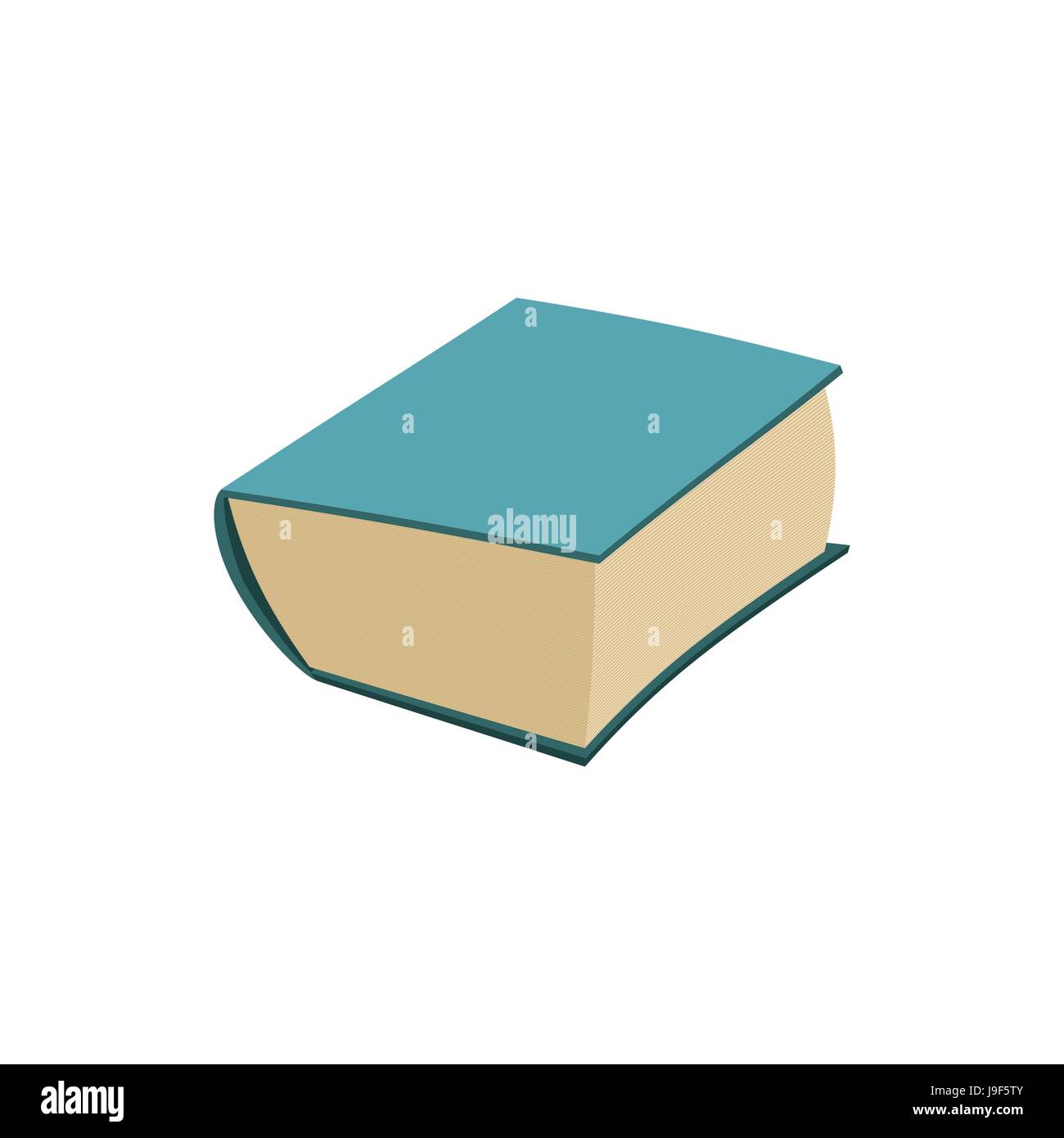 Old book isolated. thick ancient volume on white background Stock ...