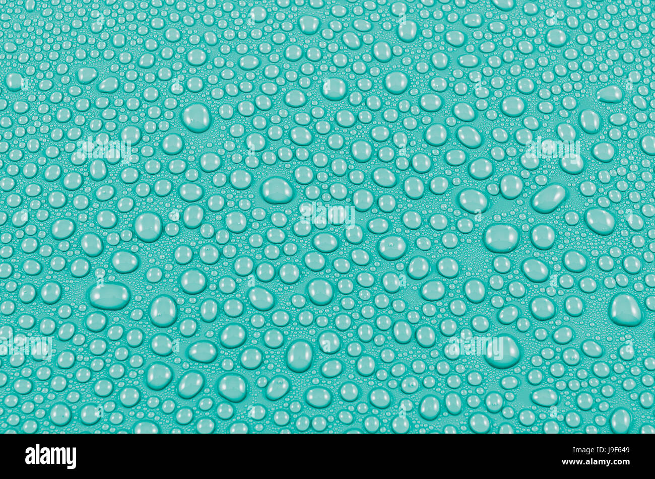 Aqua water drops background Stock Photo - Alamy