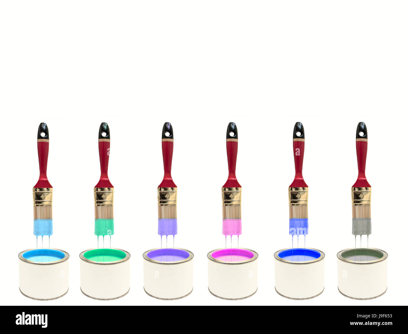 colour, brush, paint, color, paintbrush, brushing, tool, objects, art ...