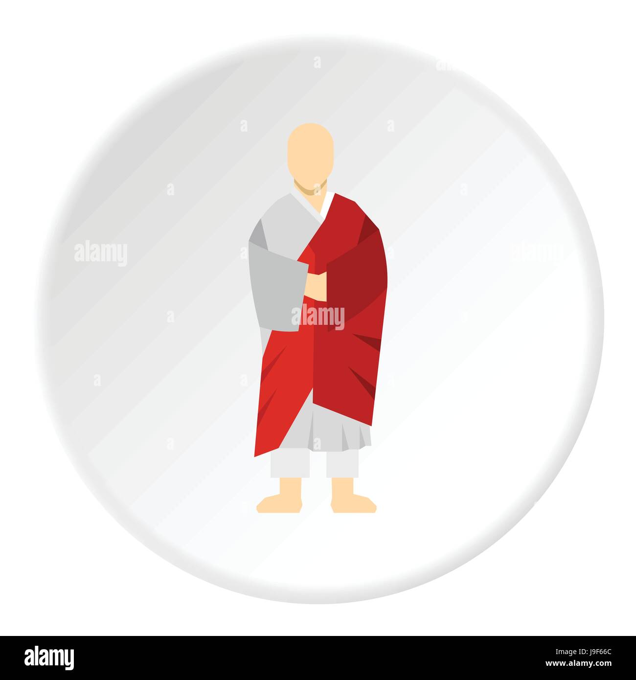 Korean monk icon, flat style Stock Vector Image & Art - Alamy