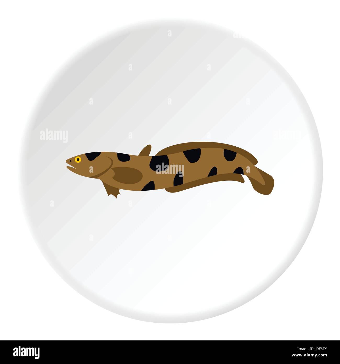 Snakehead icon, flat style Stock Vector Image & Art - Alamy