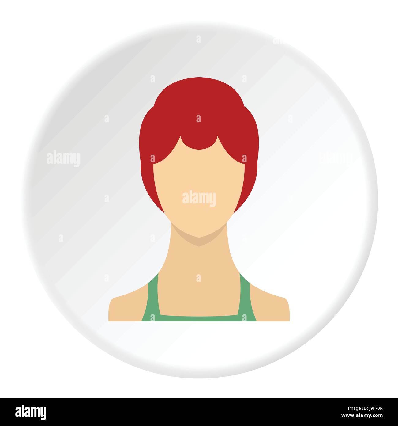 Female avatar icon, flat style Stock Vector Image & Art - Alamy