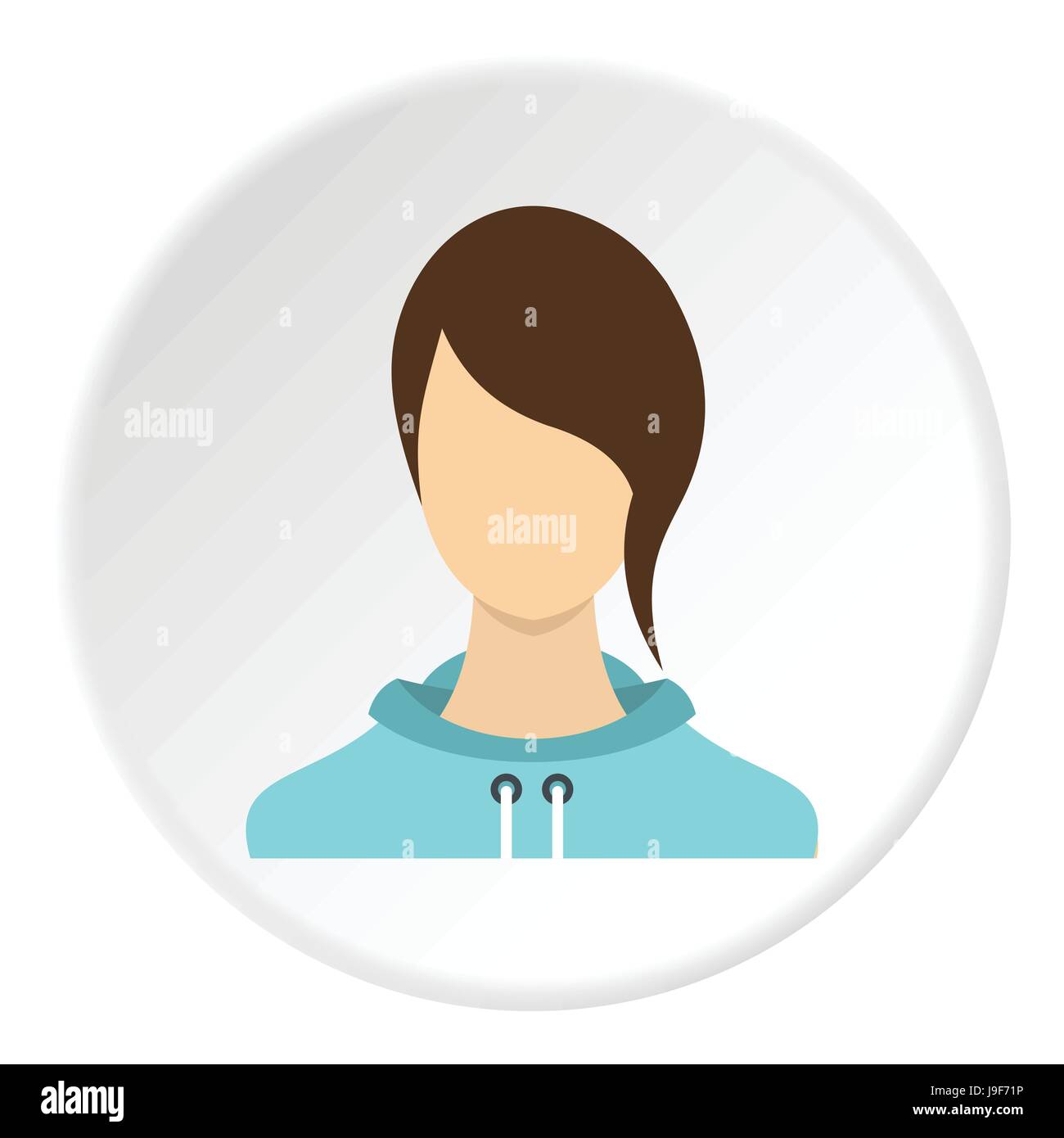 Female faceless avatar image Cut Out Stock Images & Pictures - Alamy