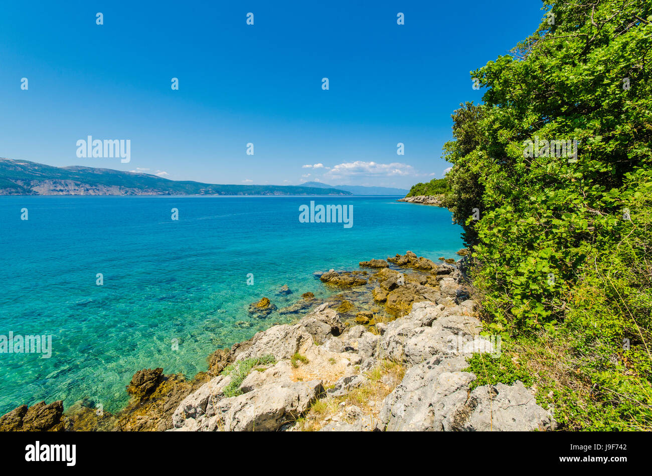 Beautiful exotic sea coast Stock Photo - Alamy