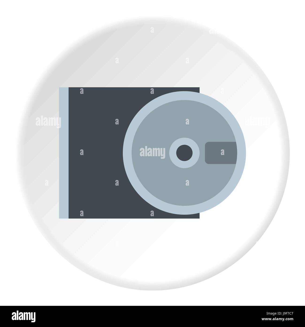 CD rom and disk icon, flat style Stock Vector Image & Art - Alamy