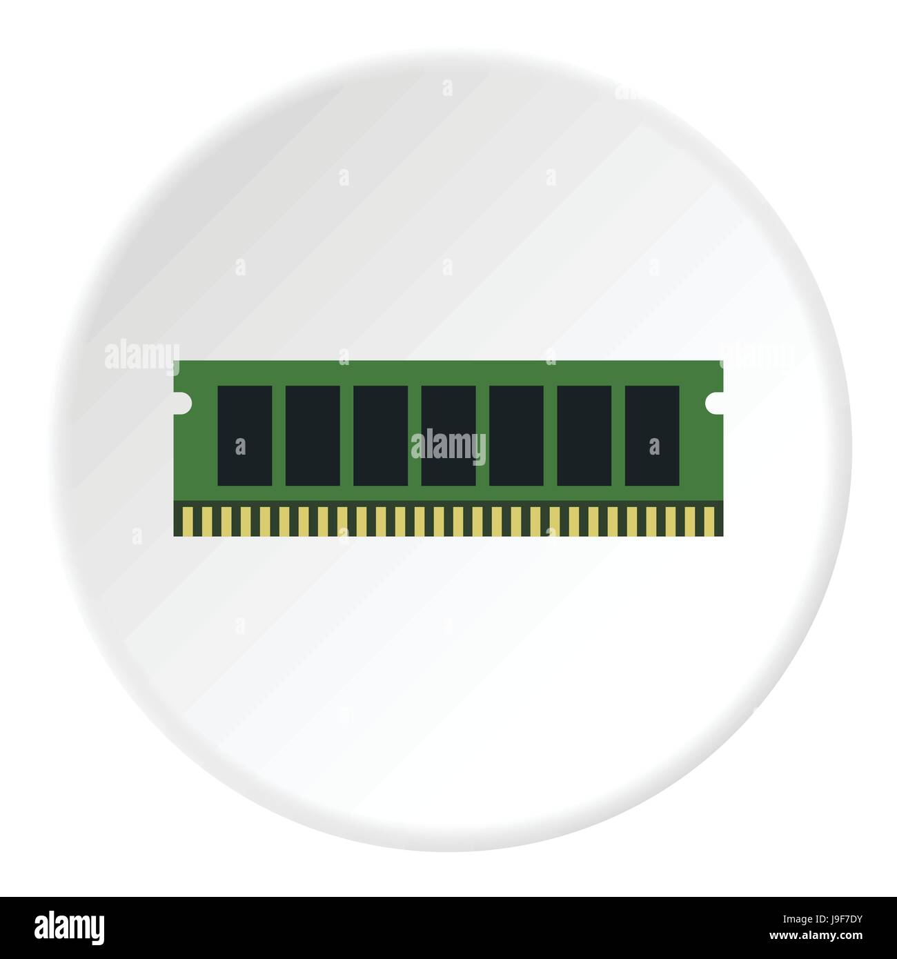 RAM icon, flat style Stock Vector Image & Art - Alamy