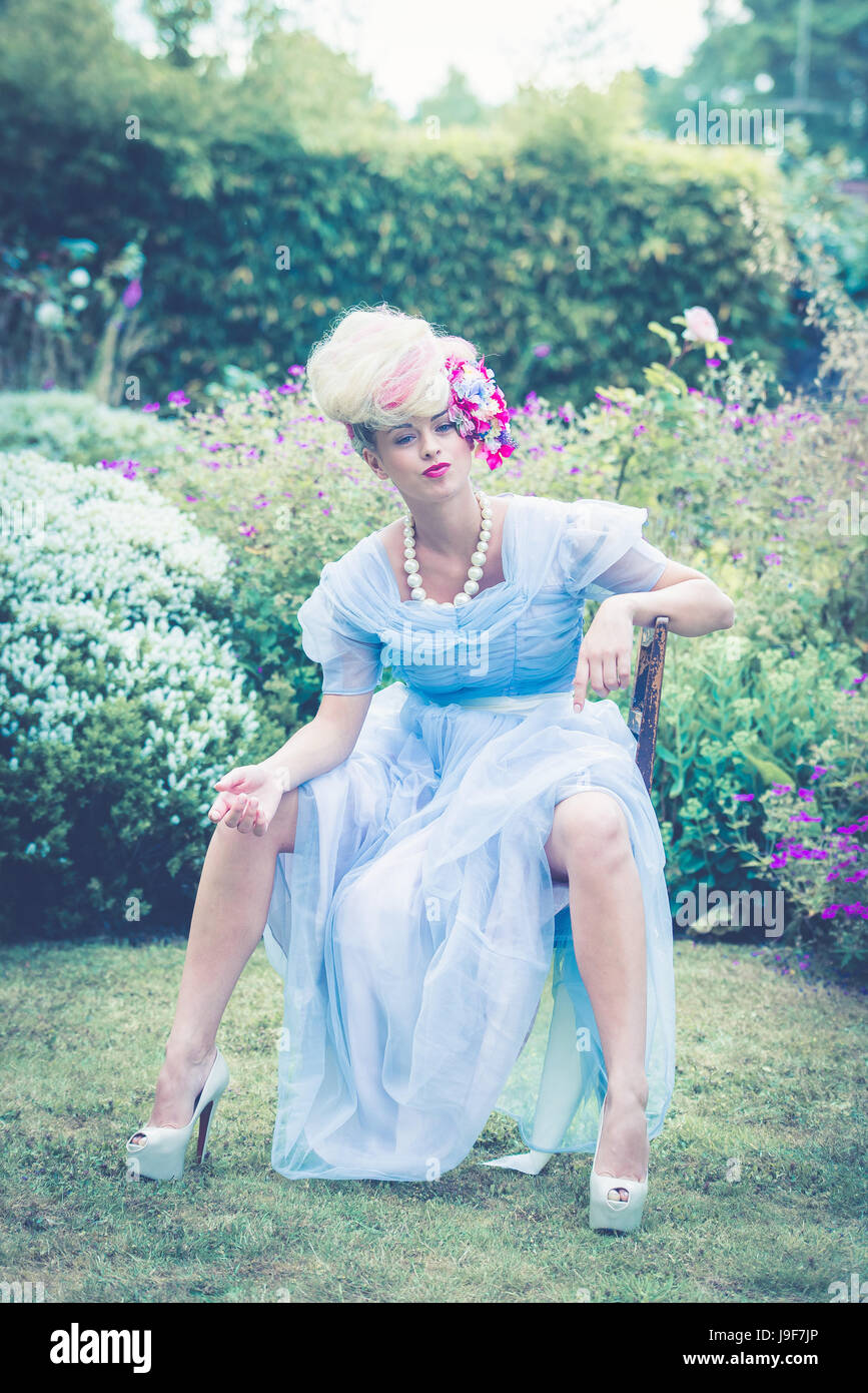 Vintage tea party Stock Photo - Alamy