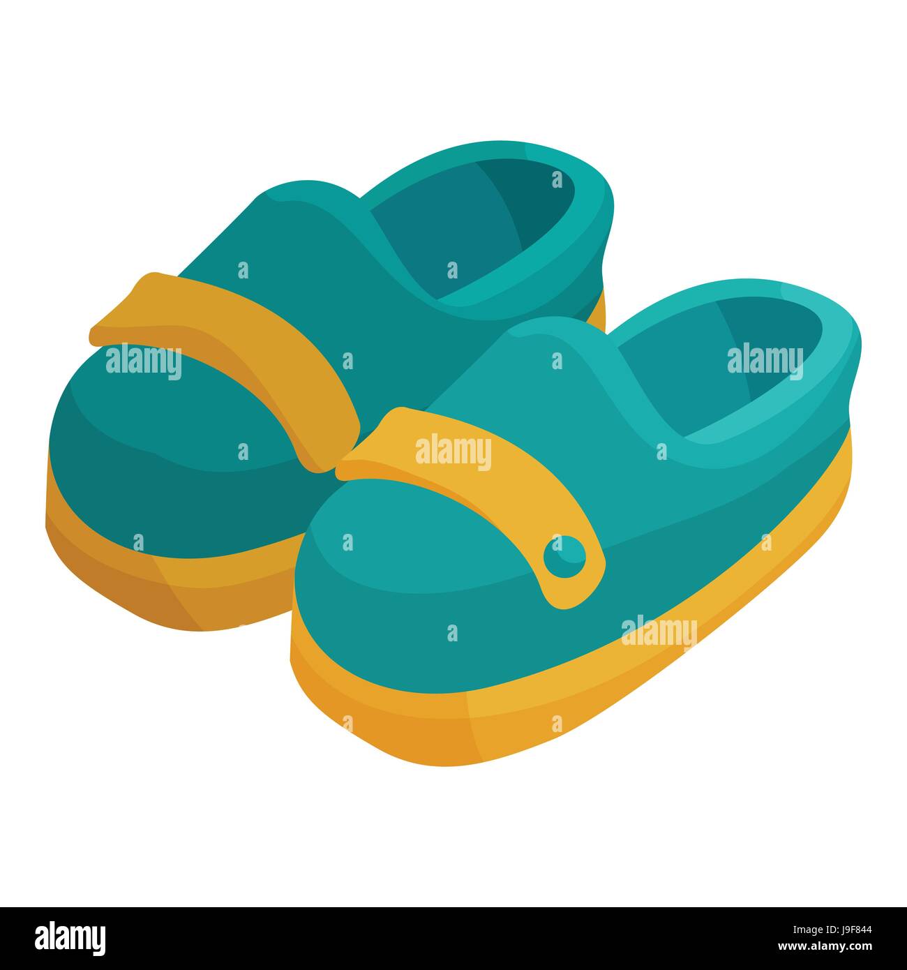Blue moccasins Stock Vector Images - Alamy