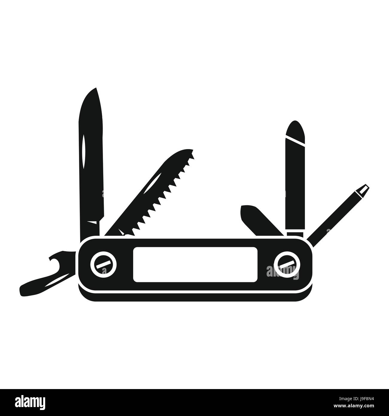 Multifunction knife icon, simple style Stock Vector Image & Art - Alamy