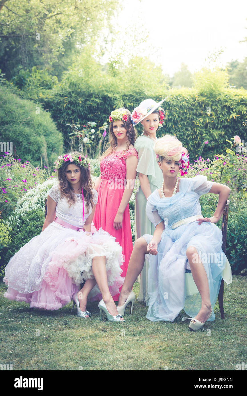 Vintage tea party Stock Photo - Alamy