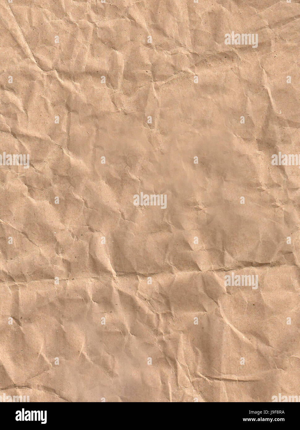 Photo for design of old wrinkled brown paper Stock Photo - Alamy
