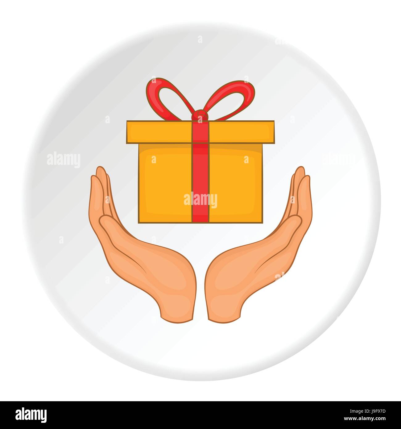 Helping small gift Stock Vector Images - Alamy