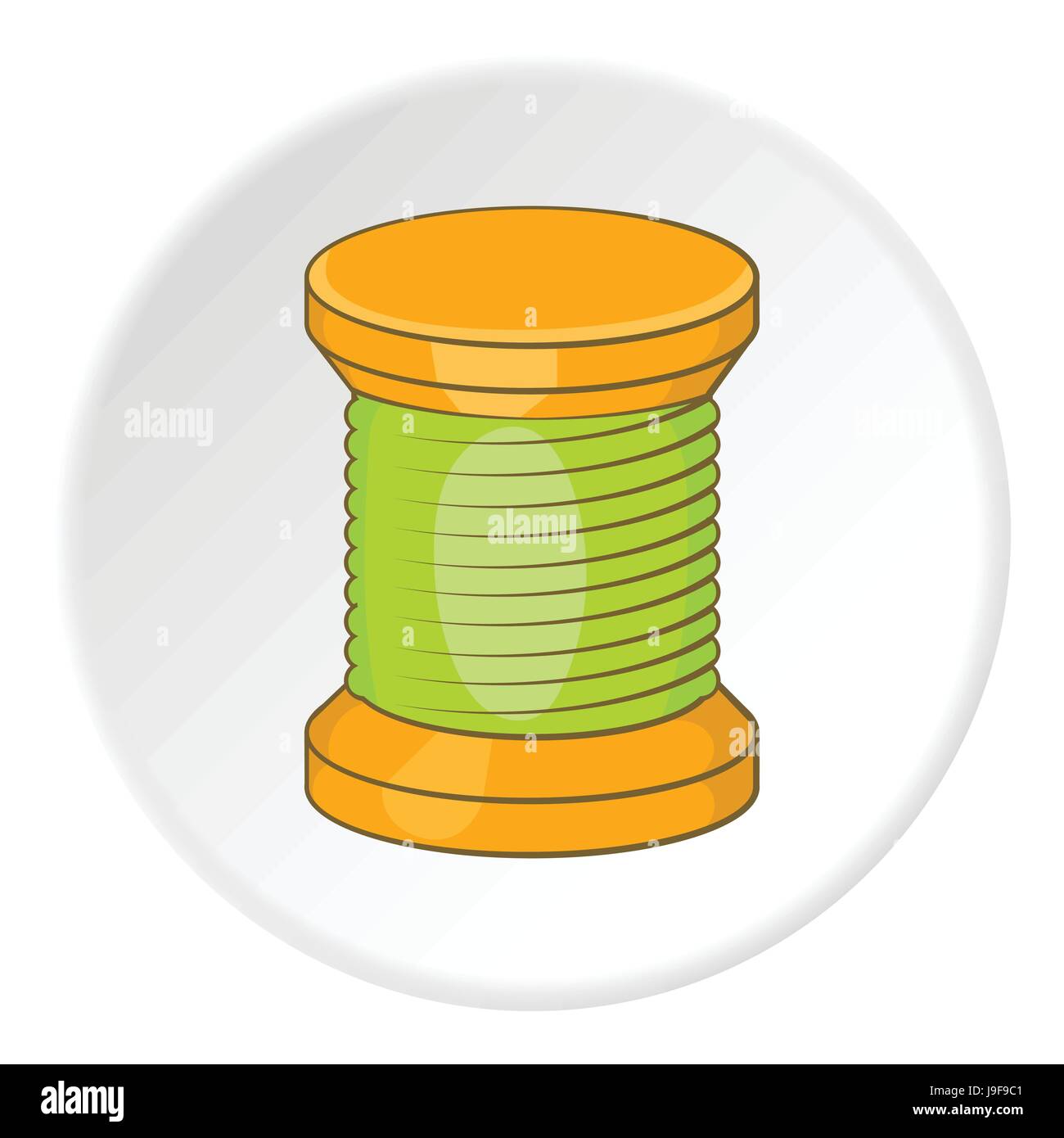 Spool icon, flat style Stock Vector Image & Art - Alamy