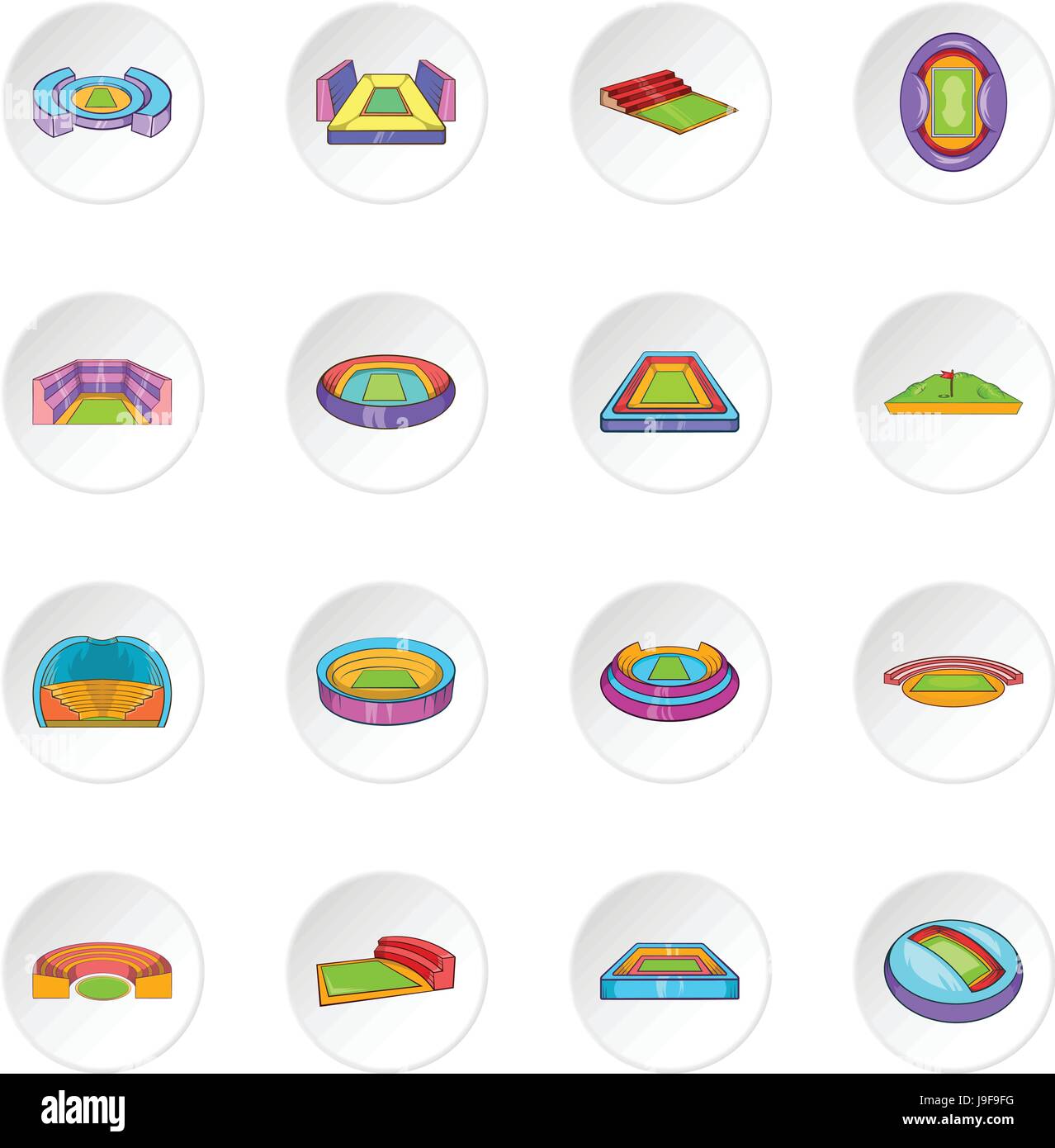 Stadium map sign Cut Out Stock Images & Pictures - Alamy