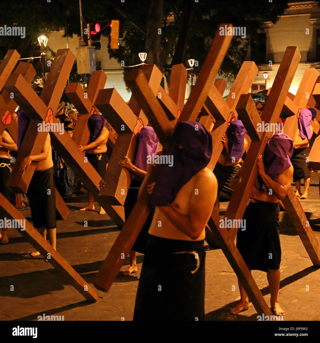 Easter mexico religious parade hi-res stock photography and images - Alamy