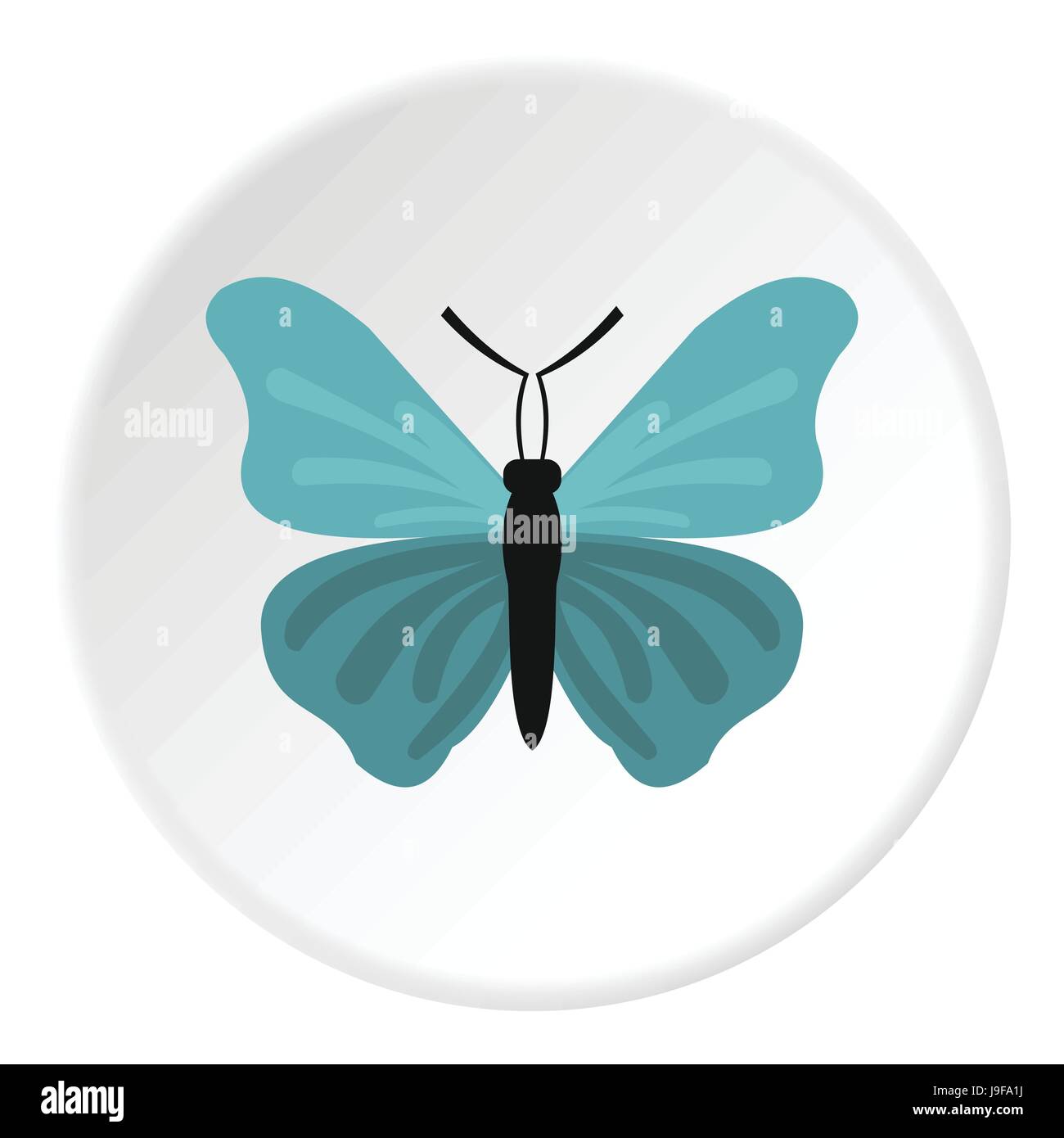 Delicate butterfly shape Stock Vector Images - Alamy
