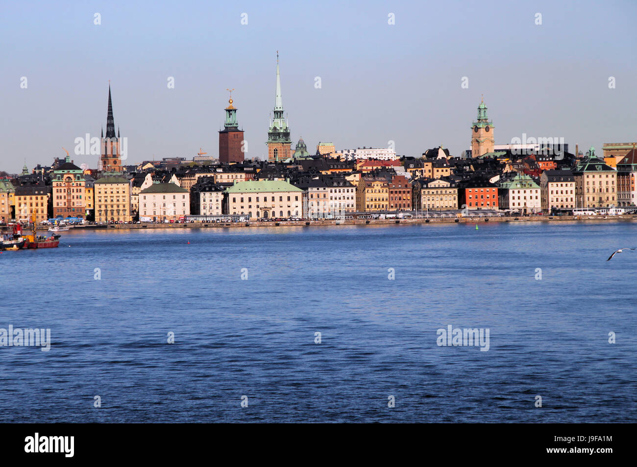 historical, old town, sweden, capital, stockholm, stockhom, house ...