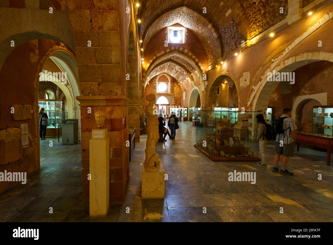 Exposition of Archaeological Museum of Chania, Greece Stock Photo - Alamy