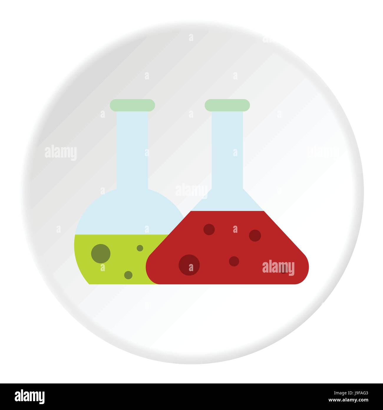 Transparent flasks icon green hi-res stock photography and images - Alamy