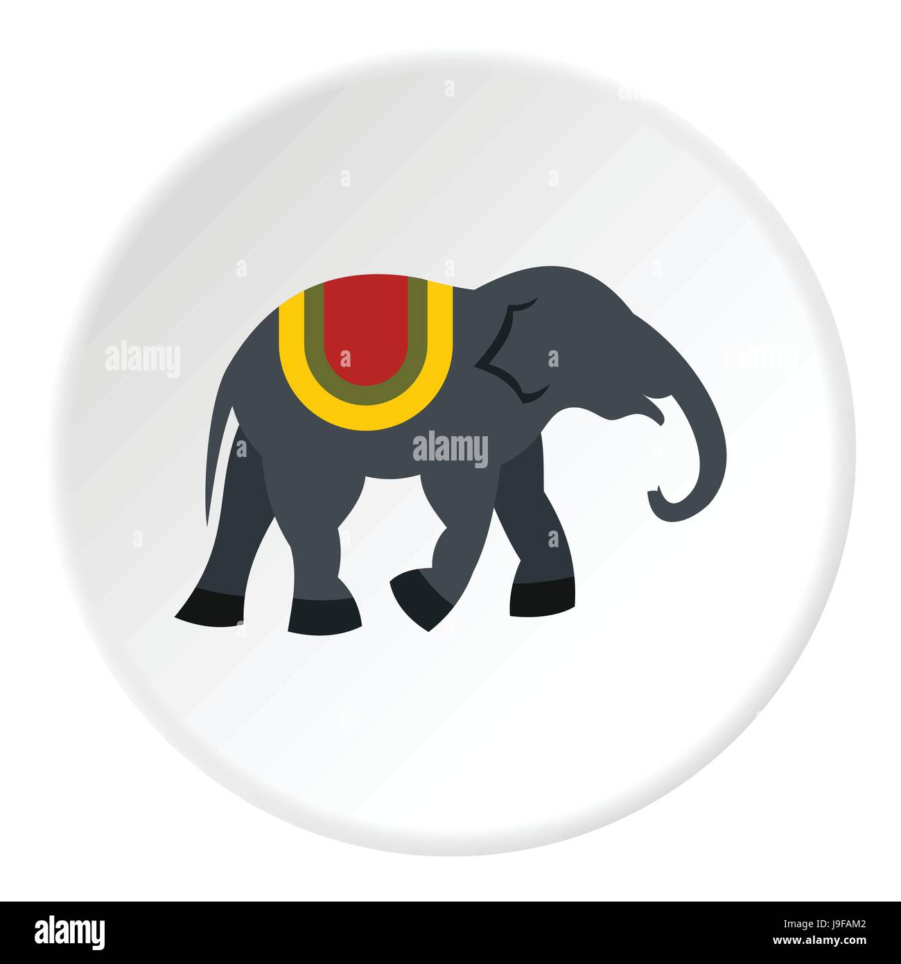 Male asian elephant Stock Vector Images - Alamy