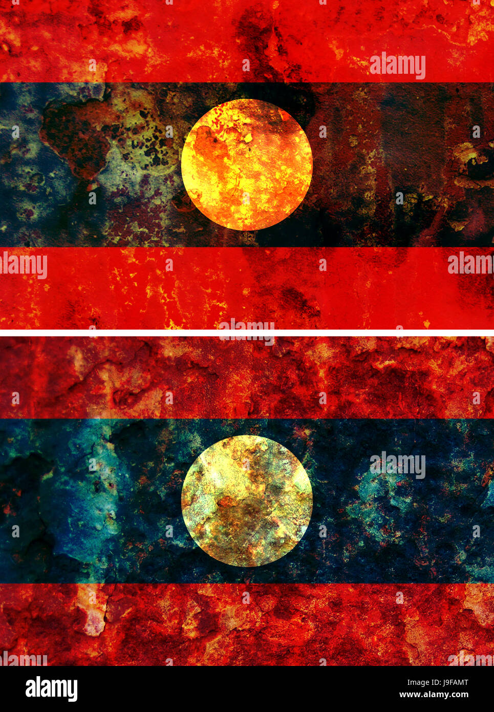 political, colour, conflict, asia, wall, flag, rust, paint, spray ...